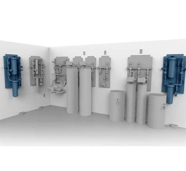 Big Blue Cold Water Filtration Panel - Central Water Treatment System