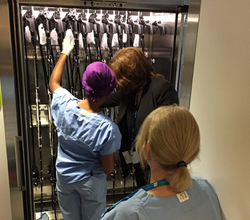 HEPA Ventilated Storage Cabinet for TEE Probes